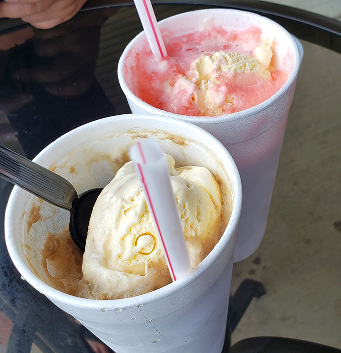 Solly's floats don't just satisfy&mdash;they transport you back to childhood summers, but with better ice cream. That pink creation isn't just a drink; it's nostalgic bliss in a cup.