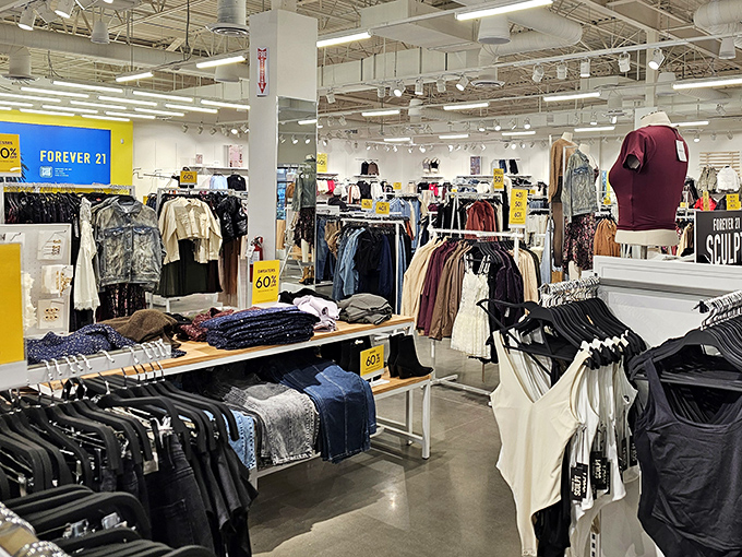 Forever 21 proves "forever" is relative when it comes to both fashion and discounts. Those 60% off signs are the retail equivalent of sirens' songs.