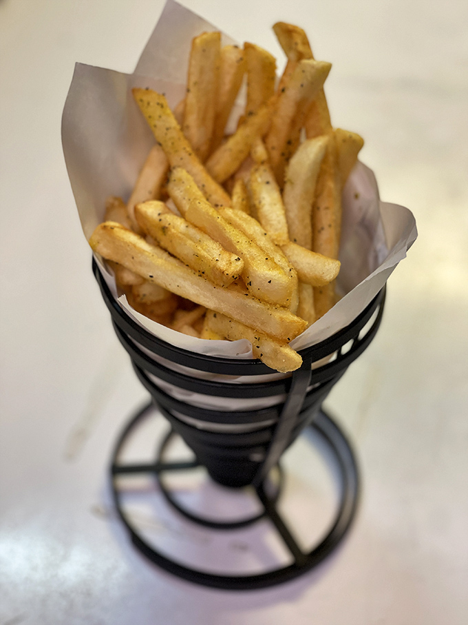 French fries with Middle Eastern spices &ndash; the international diplomacy we need in these troubled times, bringing peace one crispy bite at a time.