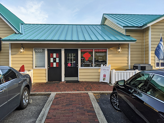 Frosty Oasis Ice Cream Shop: where "I'll just have a taste" becomes three scoops and zero regrets. Diet plans come here to die happy deaths.