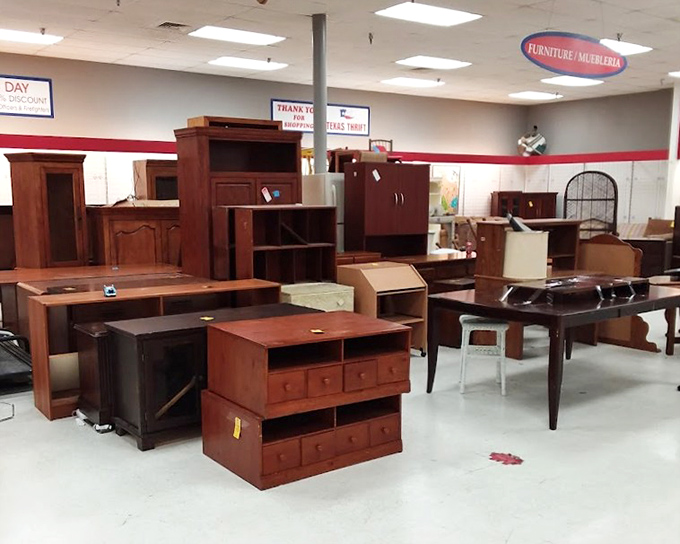 Furniture that's ready for its second act. That mahogany entertainment center could be the statement piece your living room never knew it needed.