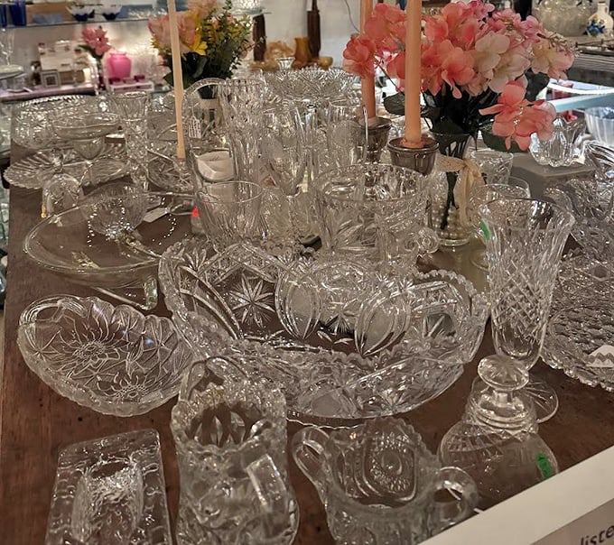 Crystal cut so deep it could tell fortunes. These glasses have toasted everything from V-E Day to Nixon's resignation.