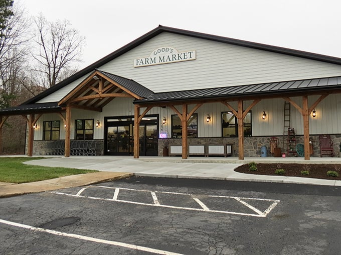 Good's Farm Market offers farm-fresh produce and local specialties in a setting that makes grocery shopping feel like a worthwhile excursion rather than a chore.