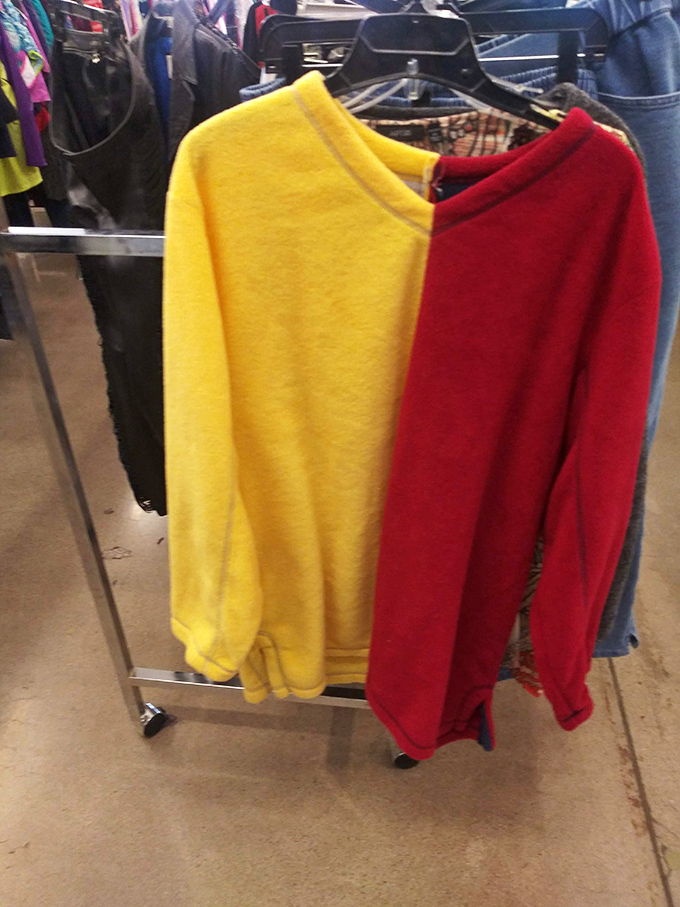 Half sunshine, half fire&mdash;these cozy sweaters prove that secondhand doesn't mean second-best when it comes to staying warm in style.