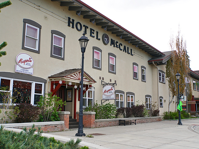 Hotel McCall offers that rare combination of historic charm and modern comfort, where the lamppost outside looks straight from Narnia.