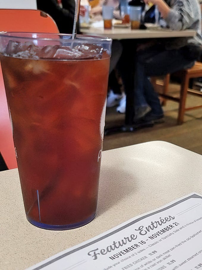 That iced tea isn't just a beverage&mdash;it's a commitment to tradition, served in the regulation diner glass that's been quenching Midwestern thirsts for decades.