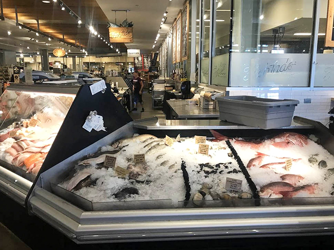 A seafood display that would make coastal markets proud &ndash; proof that the Great Lakes State can play in the big leagues.