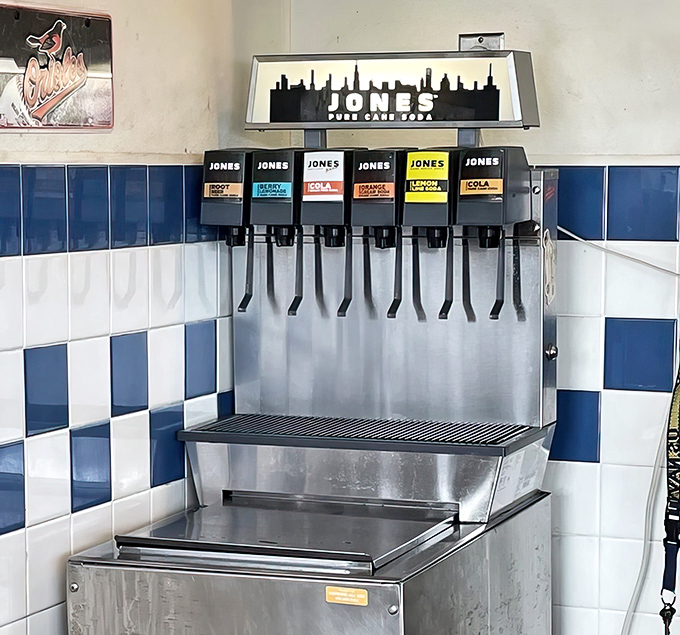The Jones soda fountain&mdash;a colorful array of fizzy possibilities that makes choosing your beverage as exciting as picking lottery numbers.