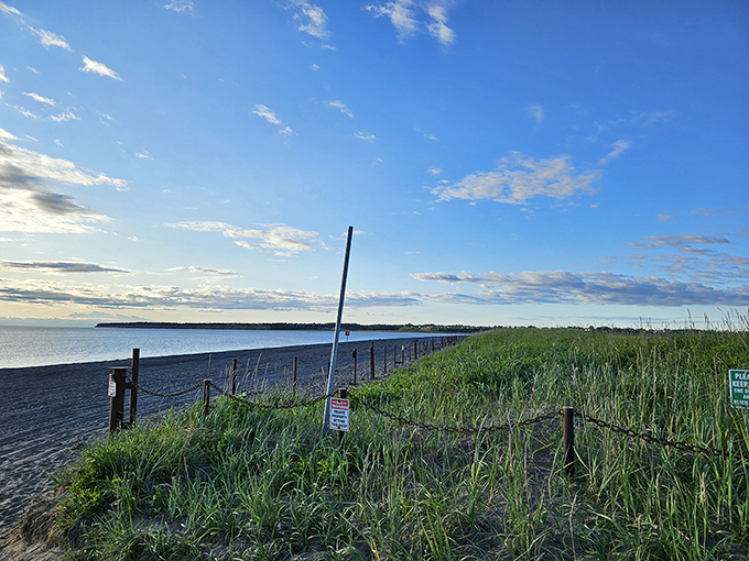 Where land meets water meets sky. The beach grass waves hello while the inlet whispers promises of spectacular sunsets.