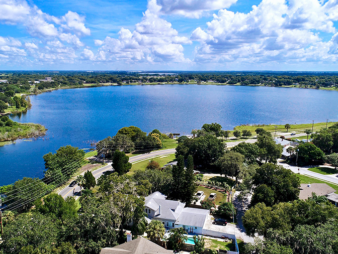 Lake Elbert showcases Winter Haven's natural beauty, where waterfront living doesn't require winning the lottery&mdash;just smart retirement planning.