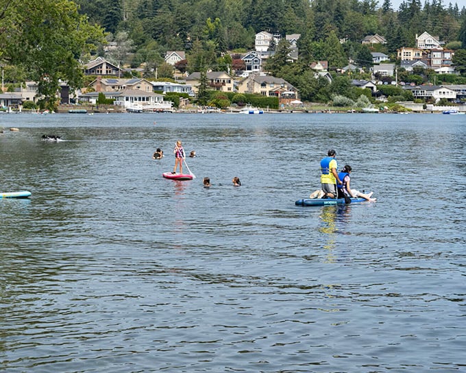 Summer days on Lake Whatcom mean paddleboards, swimming, and the inevitable "I can't believe people actually live here" conversations.