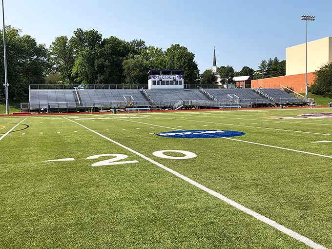 Leemon Field awaits Friday night lights and Saturday afternoon heroics, where small-town sports become the stuff of local legend.