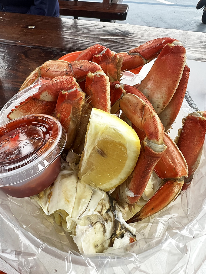 Crab legs so impressive they deserve their own zip code. This is what seafood dreams are made of&mdash;sweet meat waiting to be discovered.