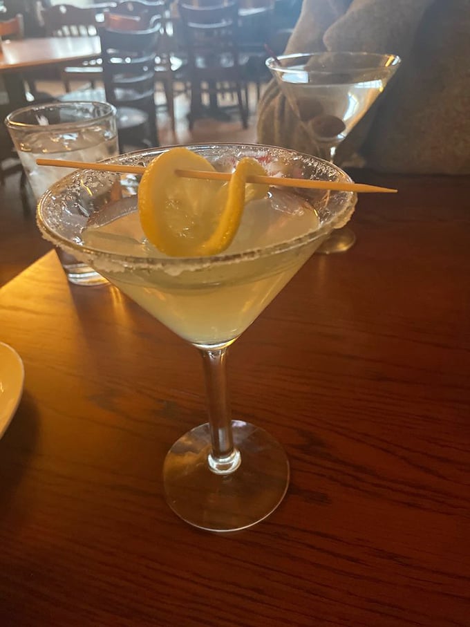 The Limoncello Martini: sunshine in a glass that makes you feel like you're lounging on the Amalfi Coast instead of in Dayton.