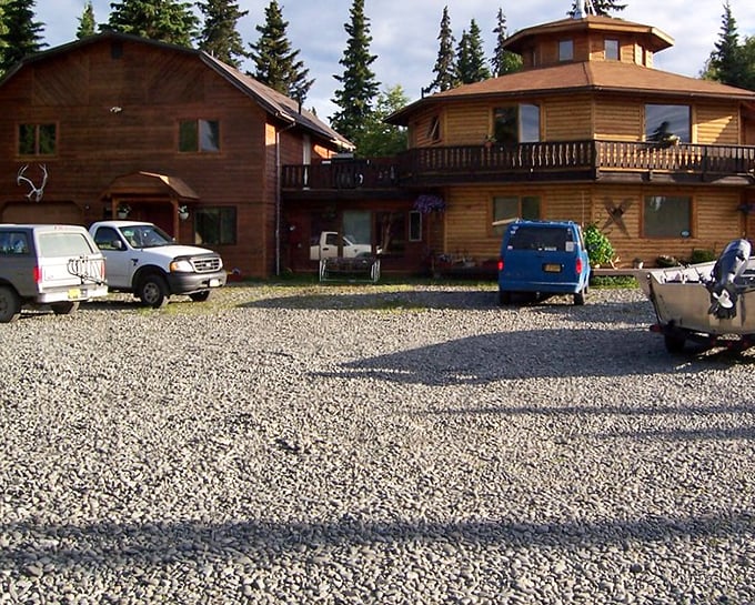Rustic luxury with a side of spruce trees. These lodges don't need infinity pools when the Kenai River is nature's perfect amenity.