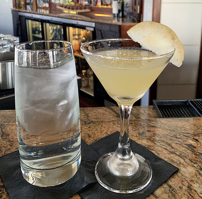 Craft cocktails that turn waiting for your table into a highlight rather than a holding pattern. That pear martini is basically liquid sophistication.