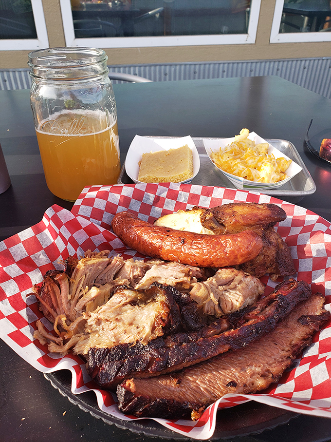 The BBQ sampler that answers life's most important question: "Why choose one meat when you can have them all?"