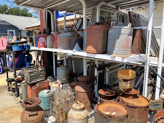 Rust never sleeps, but it certainly creates character. These weathered metal containers have graduated from utility to art.