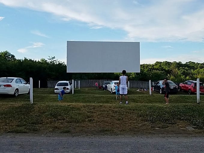 Early evening at the drive-in&mdash;that sweet spot when daylight fades, anticipation builds, and strangers become neighbors united by storytelling.