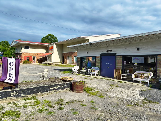 When even the antique shops have character to spare, you know the town takes its aesthetic seriously.