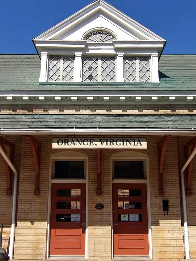 The historic Orange train station offers its own architectural charm, a perfect complement to the whimsy waiting just down the road.