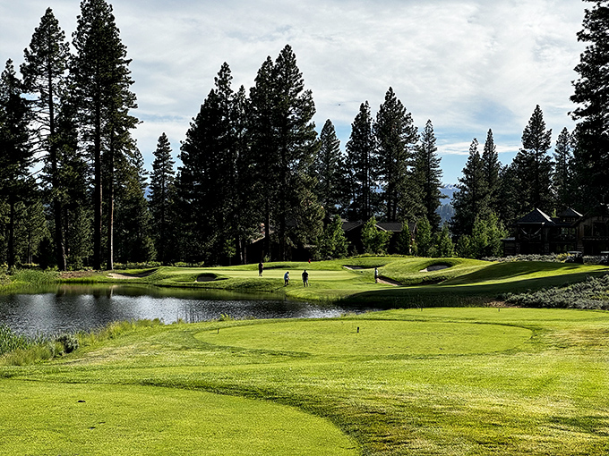 Old Greenwood Golf Course weaves through Truckee's pine forests, where pristine greens meet mountain vistas at every challenging hole.