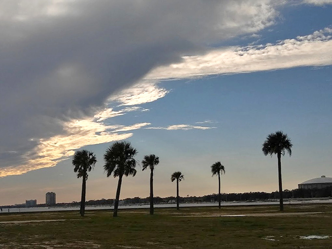 Those clouds are putting on quite the show, but the lighthouse remains unimpressed &ndash; it's seen better storms.