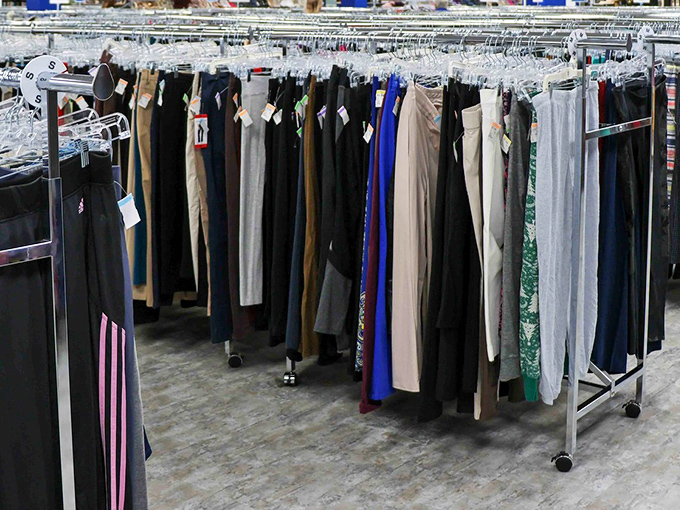 Professional attire at prices that won't require you to skip lunch for a month after shopping here.