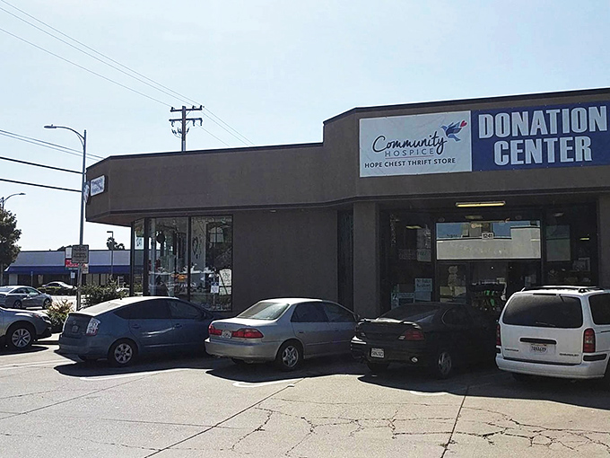 The parking lot&mdash;always busy, always turning over&mdash;much like the inventory inside. Today's empty space is tomorrow's new discovery.