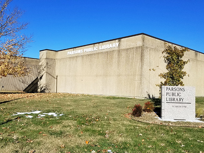 The Parsons Public Library&mdash;where knowledge is free and the late fees are still less than your monthly streaming subscriptions.