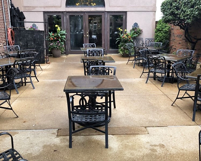 Al fresco dining with a side of charm. This patio isn't just outdoor seating&mdash;it's where pasta tastes even better under open skies.