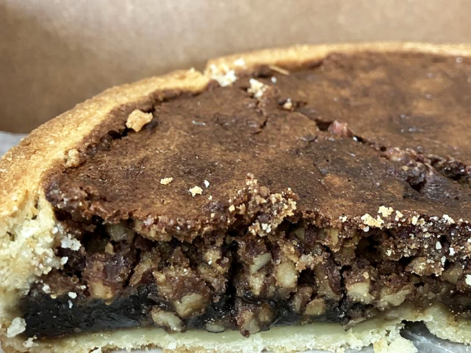 This isn't just pie&mdash;it's what happens when pecans decide to throw the most delicious party imaginable and invite chocolate as the guest of honor.