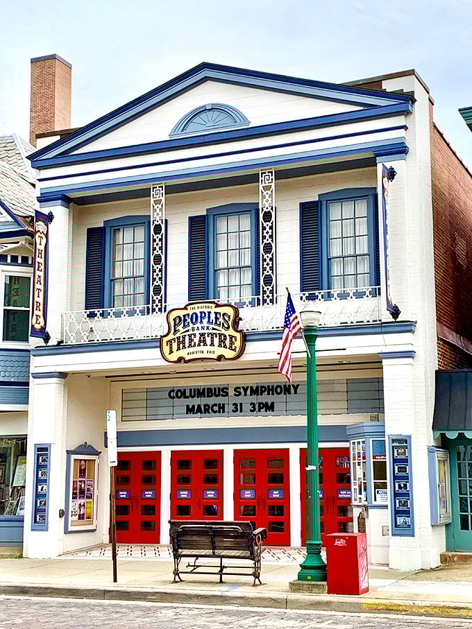 The Peoples Bank Theatre's classic marquee promises entertainment in a setting that makes even checking your phone during a show seem sacrilegious.