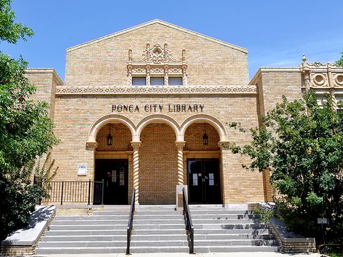 Ponca City Library's beautiful brick fa&ccedil;ade houses more than books&mdash;it's a community hub where learning comes without subscription fees.