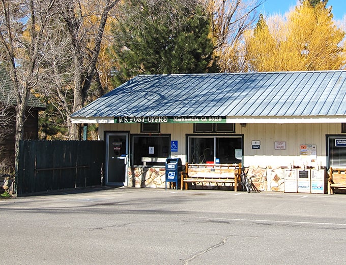 Markleeville's Post Office might be small, but it's the communication lifeline for this remote community—where mail delivery still feels like an event worth celebrating.