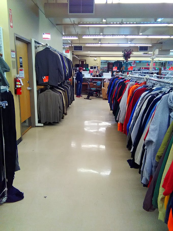 The men's department: where flannel meets function and yesterday's fashion becomes tomorrow's find. Alaska's unofficial uniform at unofficial prices.