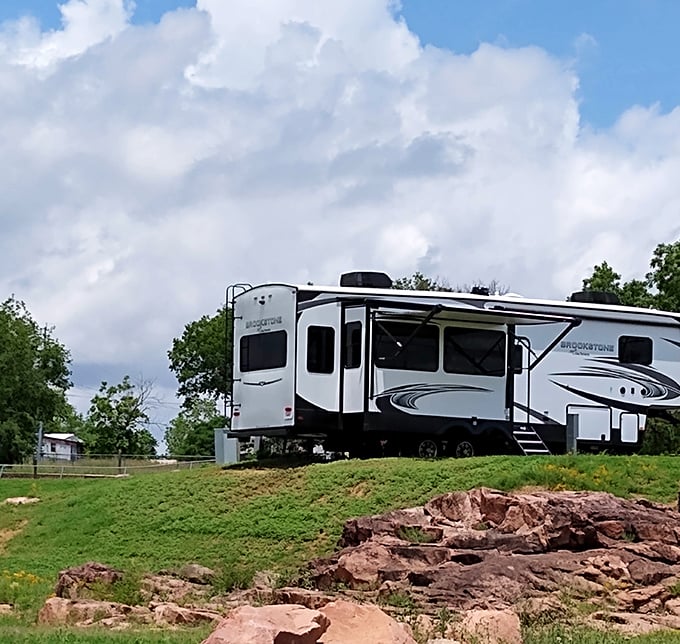 RV life in Llano means waking up to limestone outcroppings and big sky &ndash; nature's five-star accommodations without the pretentious concierge.
