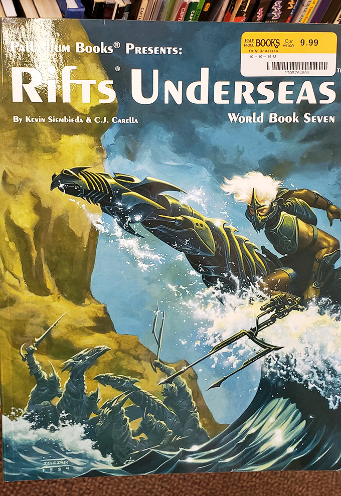 Fantasy artwork that would make any 1980s heavy metal album jealous adorns this gaming book, priced for actual adventurers on real-world budgets.