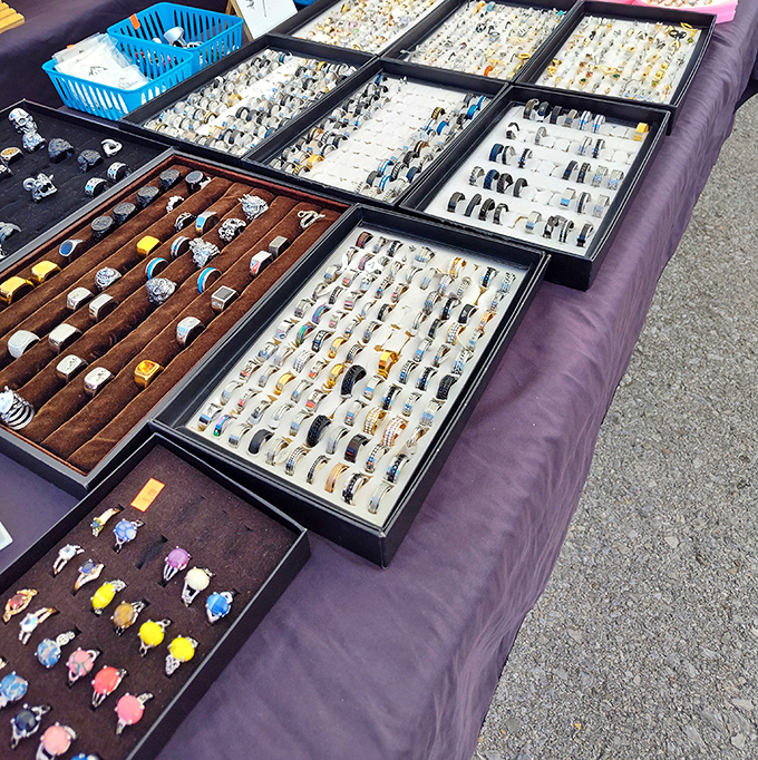 Treasure chests of rings for every finger and occasion. From statement pieces to subtle sparklers, all without the jewelry store markup.