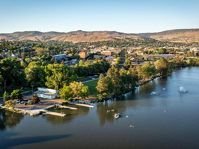 Lakeside living isn't just for the wealthy here&mdash;Klamath Falls offers water views and recreation opportunities that would cost triple elsewhere.
