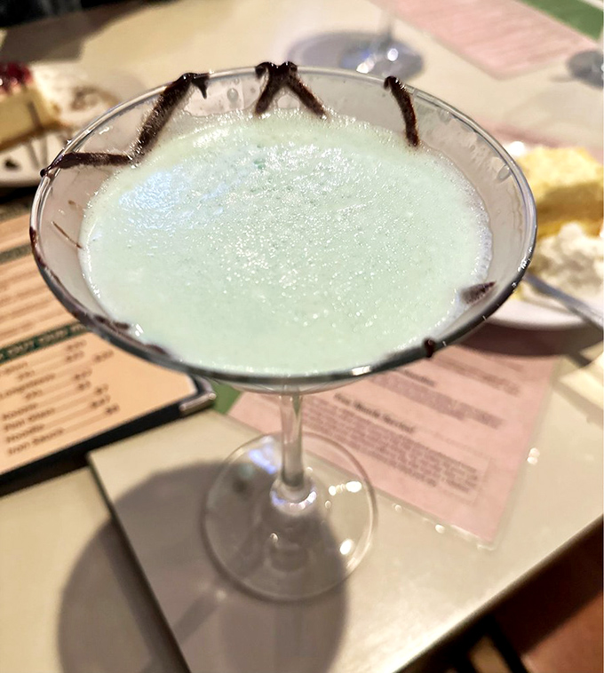 The Shamrocktini glows with emerald promise &ndash; a sophisticated sip that proves Irish pubs can do more than pour a perfect pint.