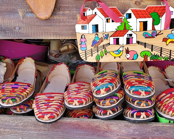 Handwoven shoes in rainbow colors prove that comfort and style can actually coexist in footwear form.