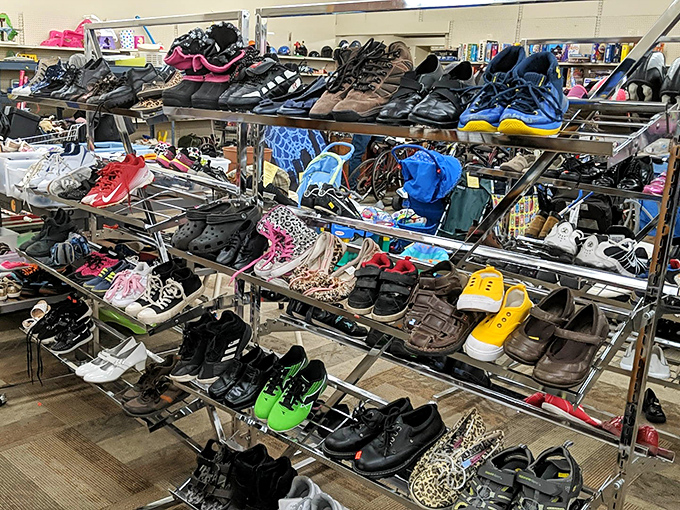 Shoe lovers, rejoice! Those ruby-red platforms might not take you to Oz, but at these prices, you'll feel like you've found the yellow brick road. 