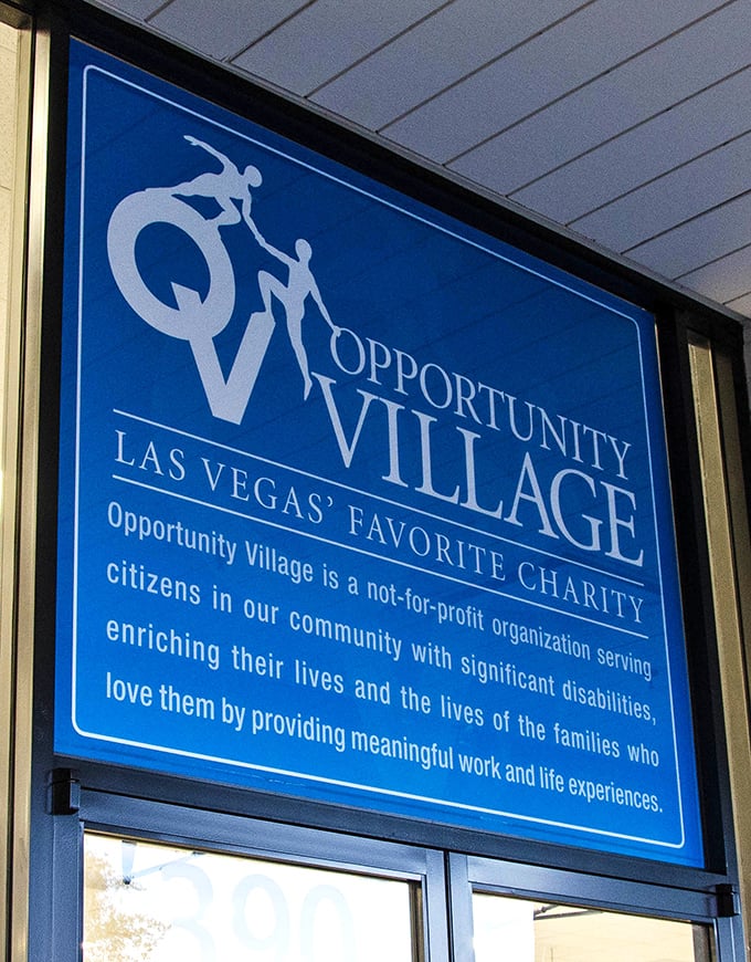 The mission statement reminds shoppers that retail therapy here doubles as actual therapy – supporting meaningful work for people with disabilities.