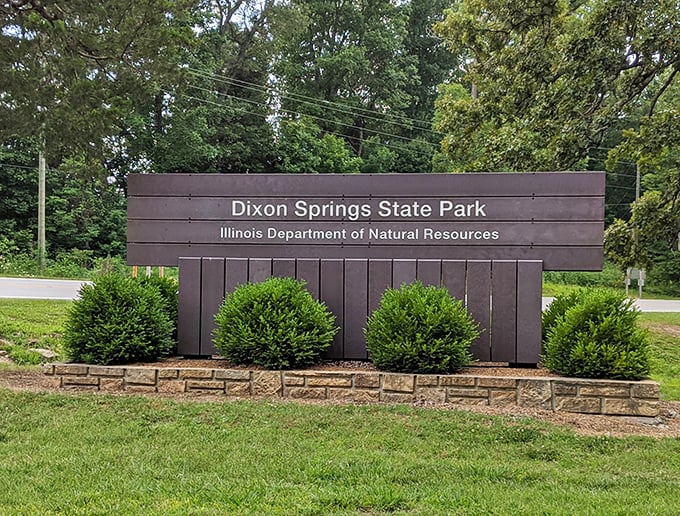 The entrance sign that promises adventure. Like the opening credits to your own personal nature documentary, minus the dramatic voiceover.