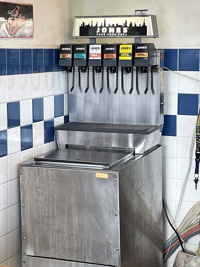 The Jones soda fountain&mdash;where your beverage comes with a side of nostalgia and zero pretension.