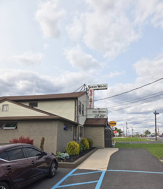 Southwood Bar's vintage sign promises the kind of neighborhood gathering spot every town desperately needs nowadays.