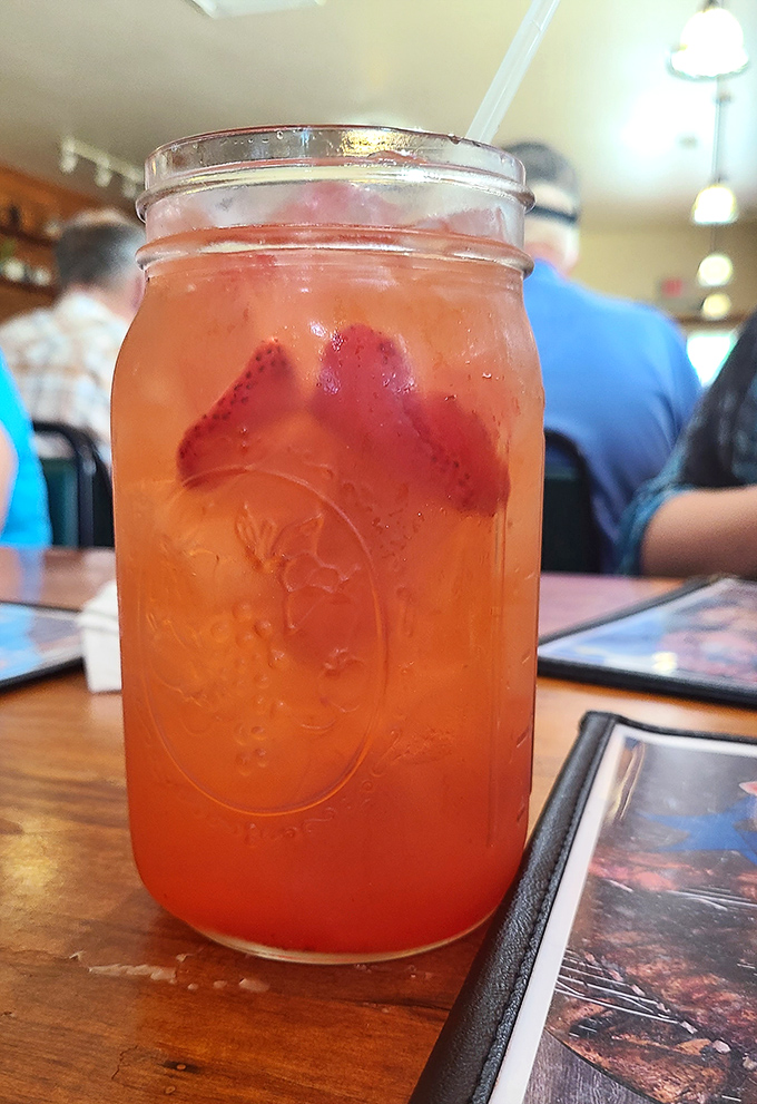 Mason jar drinks aren't just trendy &ndash; they're practical delivery systems for fruit-studded refreshment that tastes like summer in liquid form.