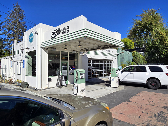 Tank Garage Winery brilliantly repurposes a vintage filling station &ndash; now pumping something far more enjoyable than gasoline into your afternoon.