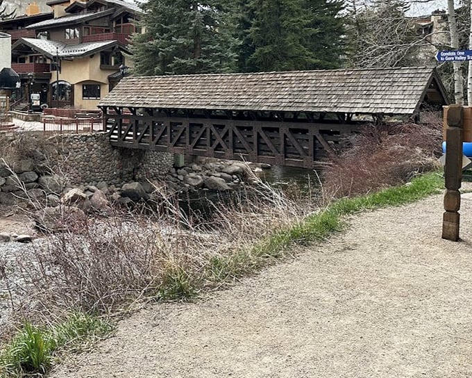 The bridge in early spring stands ready for another season of selfies, proposals, and that inevitable moment when someone says, "This reminds me of Vermont!"